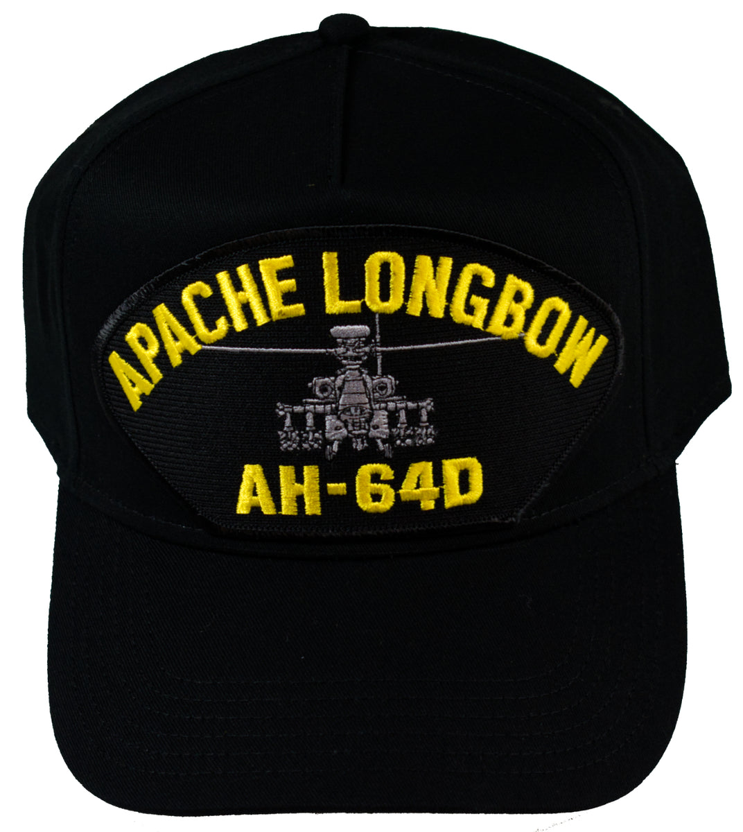 Apache Longbow AH-64D HAT - Black - Veteran Owned Business | HATNPATCH