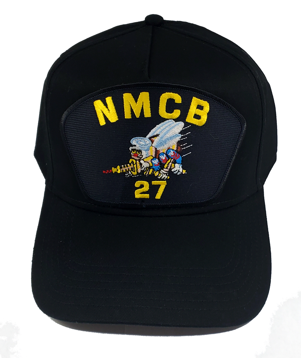 Naval Mobile Construction NMCB-27 Hat - Black - Veteran Owned Business ...