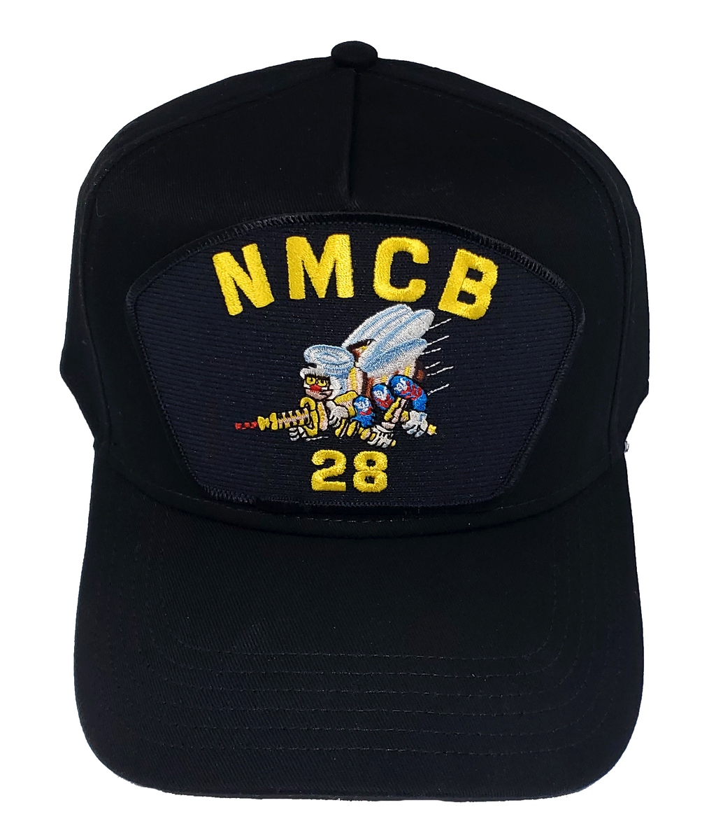 Naval Mobile Construction NMCB-28 Hat - Black - Veteran Owned Business ...