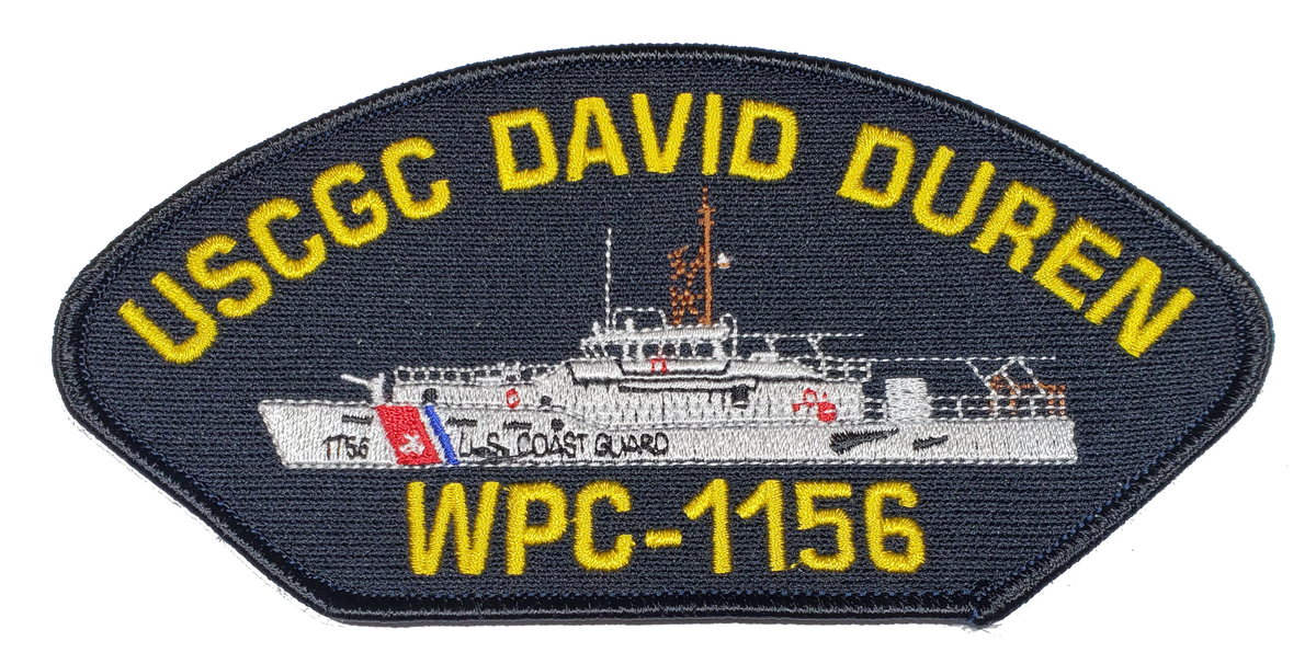 USCGC DAVID DUREN WPC-1156 SHIP PATCH - GREAT COLOR - Veteran Owned ...