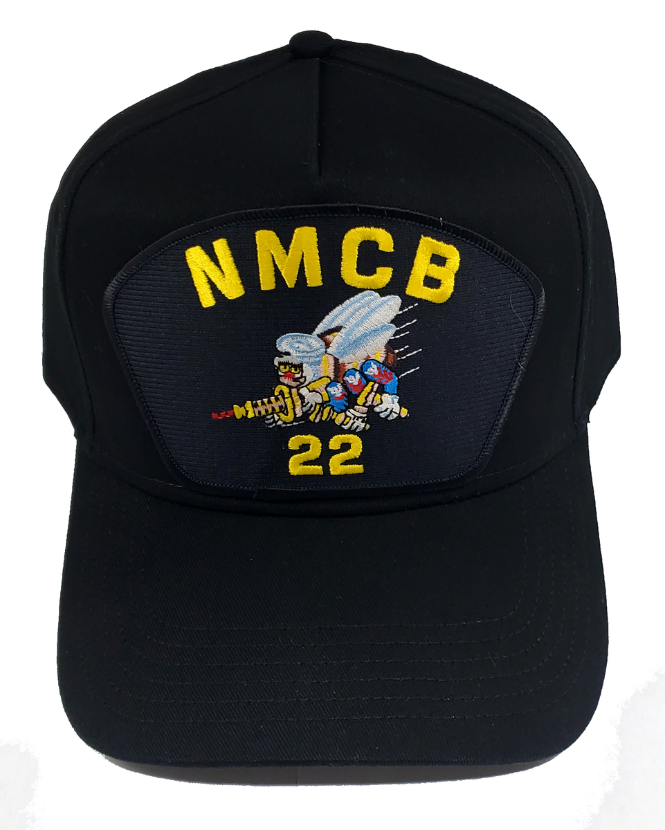 Naval Mobile Construction NMCB-22 Hat - Black - Veteran Owned Business ...