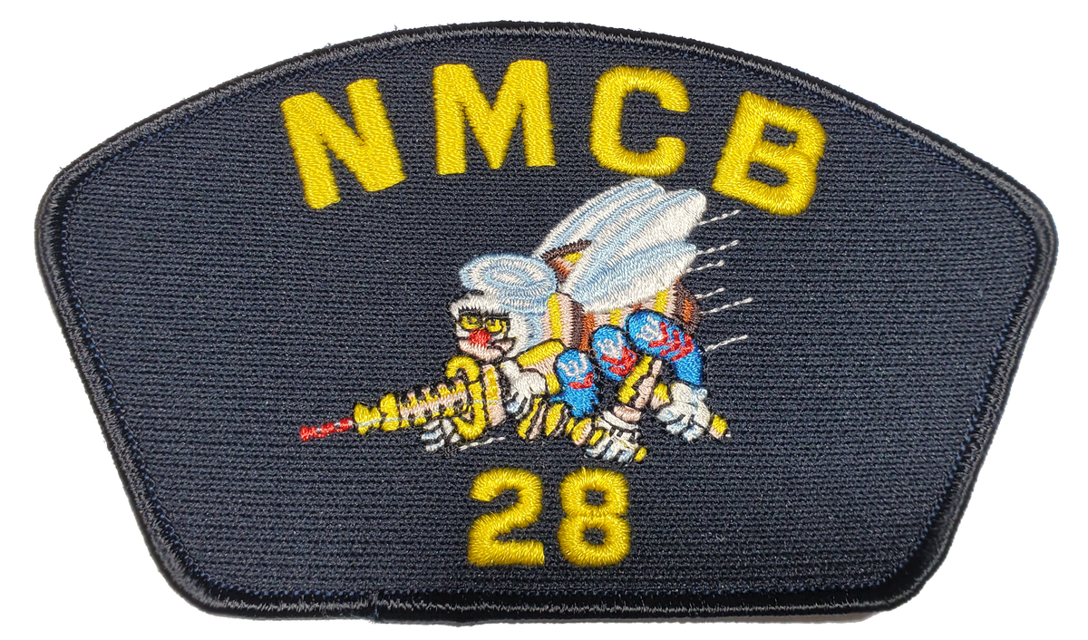 NMCB-28 Seabees Patch - Great Color - Veteran Owned Business | HATNPATCH