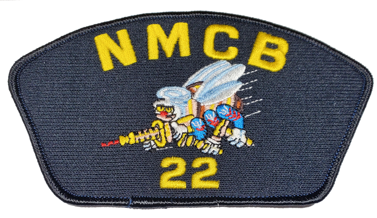 NMCB-22 Seabees Patch - Great Color - Veteran Owned Business | HATNPATCH