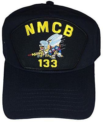 USN NAVAL MOBILE CONSTRUCTION BATTALION NMCB 133 HAT CAP SEABEE CAN DO ...