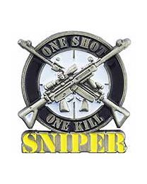 Sniper Crossed Rifles Pin | HATNPATCH