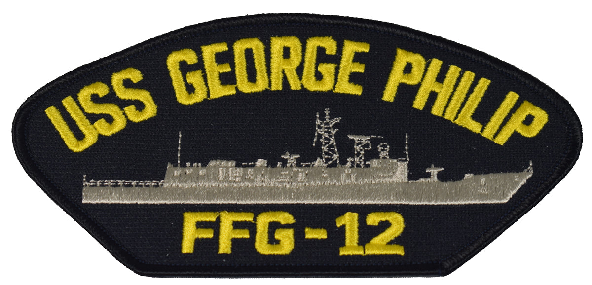 USS GEORGE PHILIP FFG-12 SHIP PATCH - GREAT COLOR - Veteran Owned ...