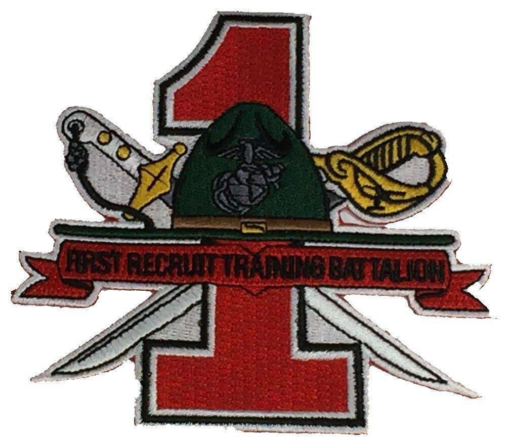 USMC 1ST FIRST RECRUIT TRAINING BATTALION RTBN PATCH MARINE CORPS BOOT ...