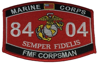 8404 FMF CORPSMAN MOS PATCH | HATNPATCH