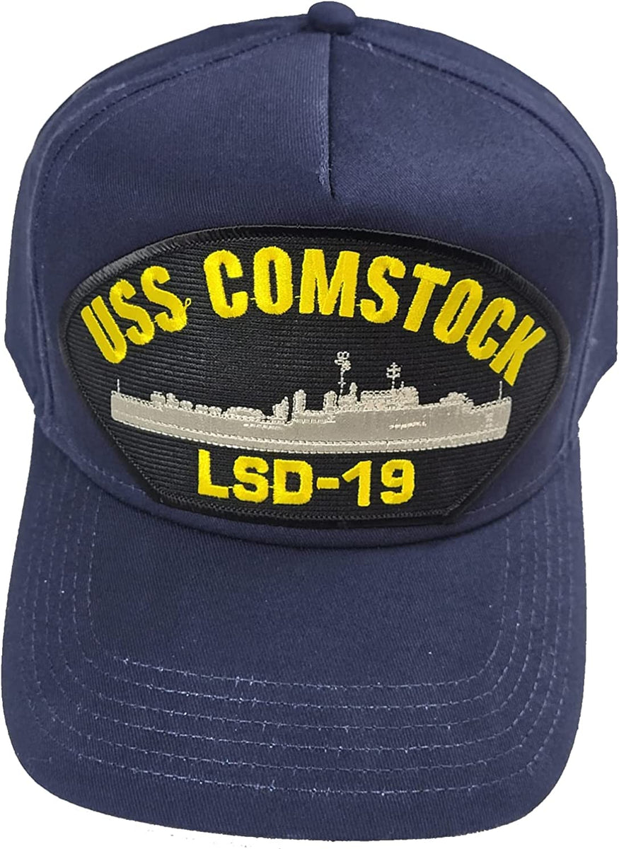 USS Comstock LSD-19 Ship HAT. Navy Blue. Veteran Family-Owned Business ...