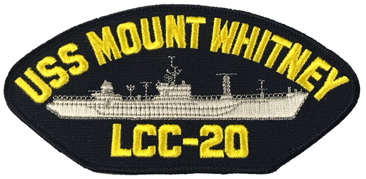 USS MOUNT WHITNEY LCC-20 SHIP PATCH - GREAT COLOR - Veteran Owned ...