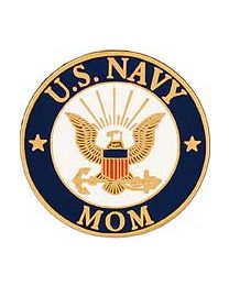 Navy Mom Pin | HATNPATCH
