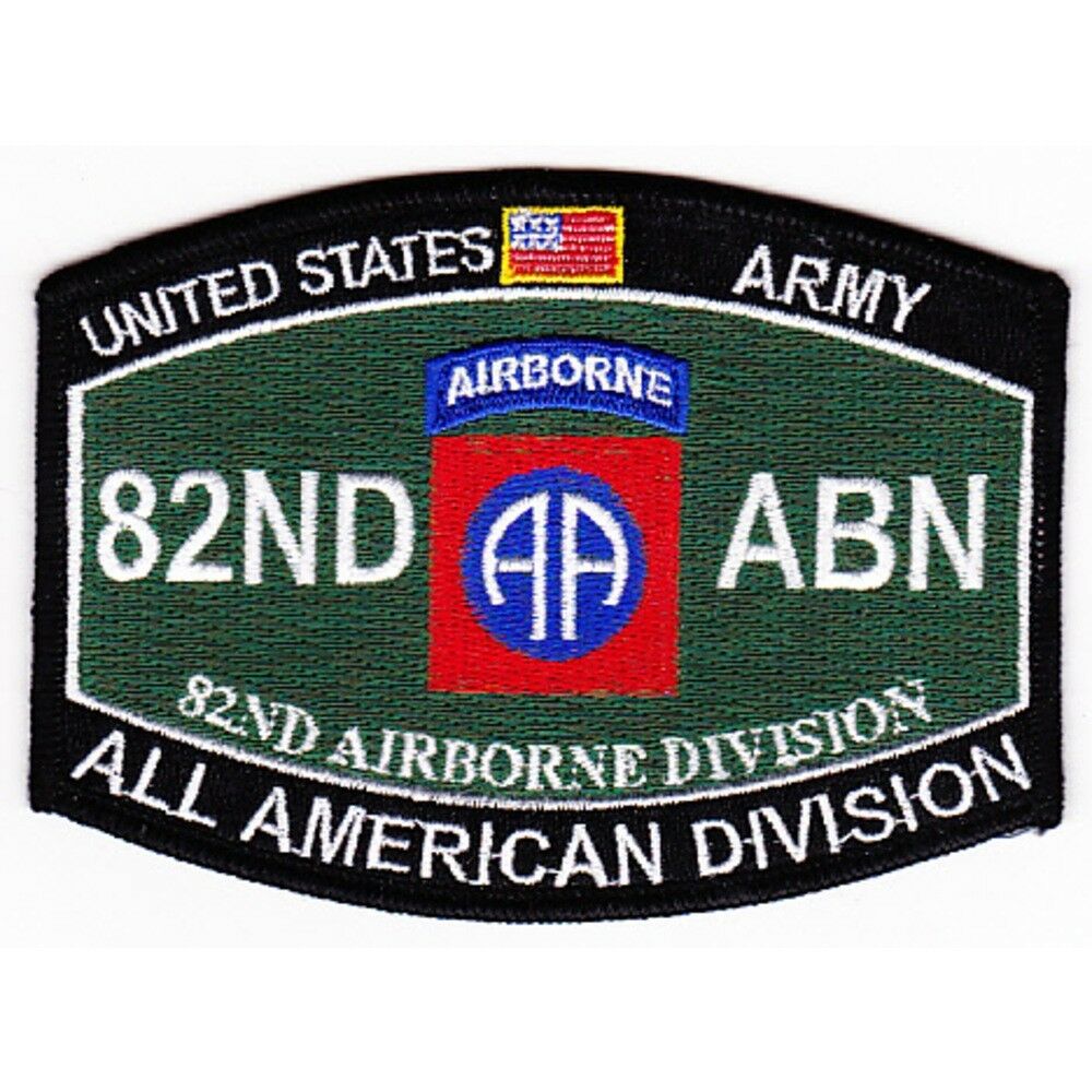 82ND AIRBORNE DIVISION ABD ABN DIV AA ALL AMERICAN PATCH FORT BRAGG ...