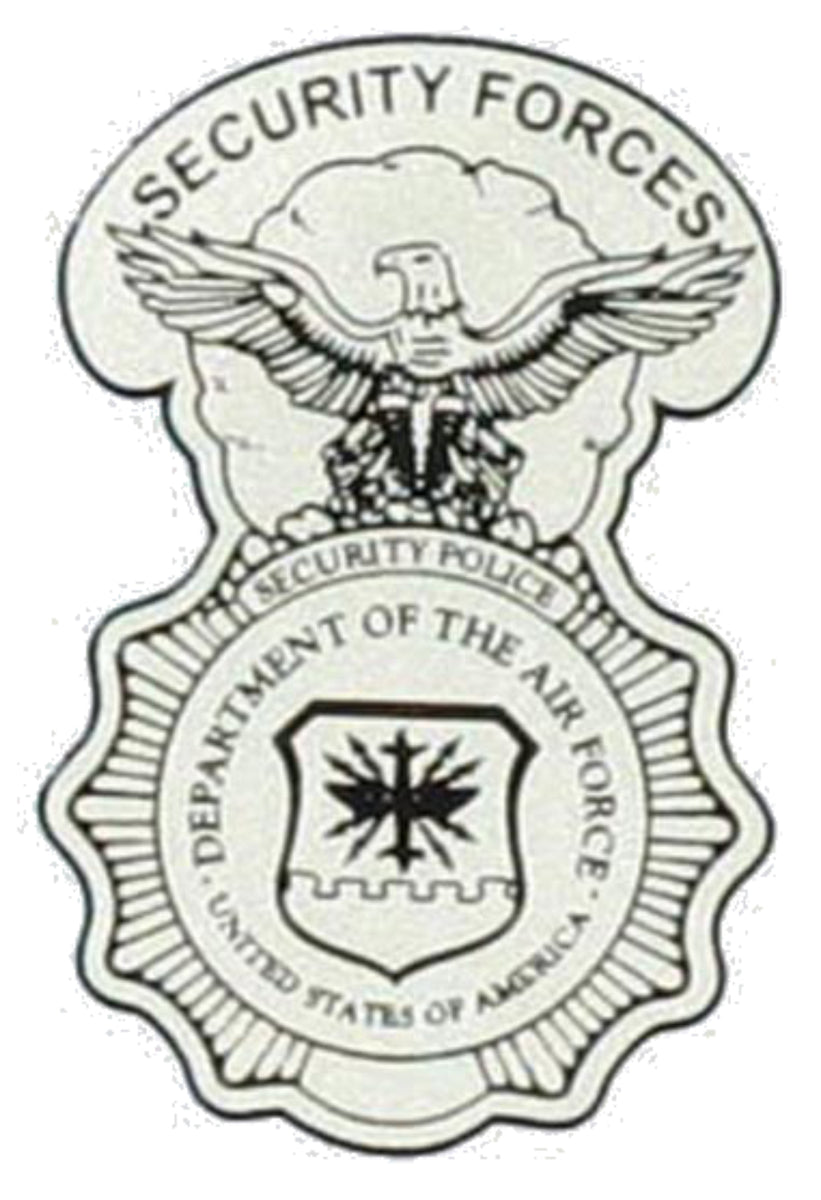 USAF Security Forces Shield Decal (Small) | HATNPATCH