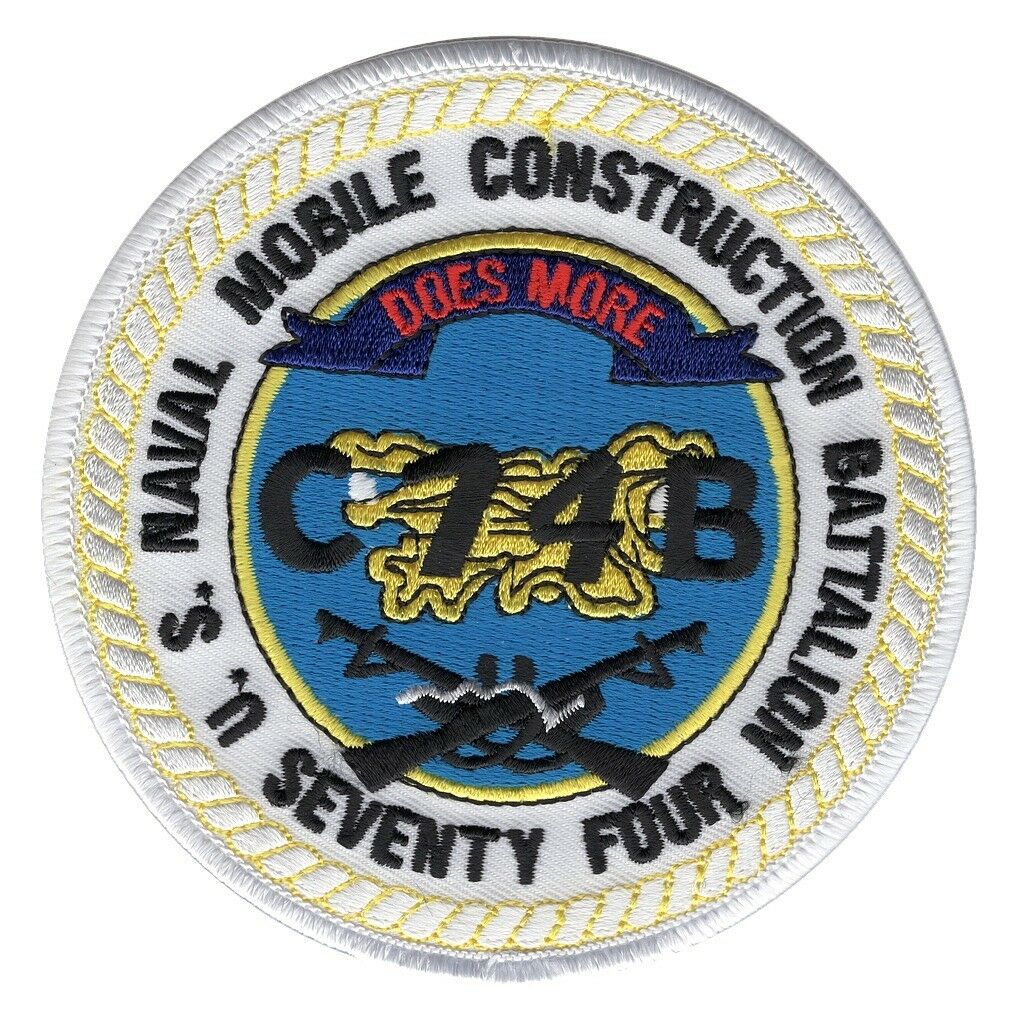 NMCB-74 SEABEE PATCH | HATNPATCH