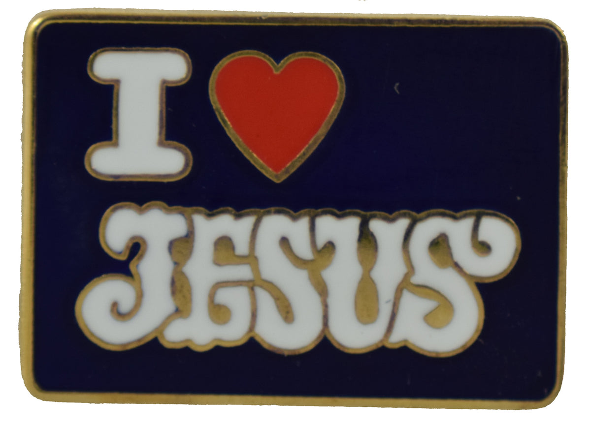 I LOVE JESUS PIN | HATNPATCH