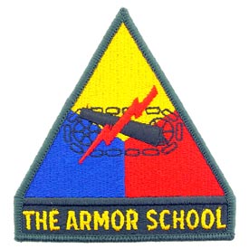 The Armor School Army Patch | HATNPATCH