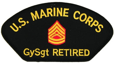 USMC GySgt Gunny E-7 RETIRED PATCH | HATNPATCH