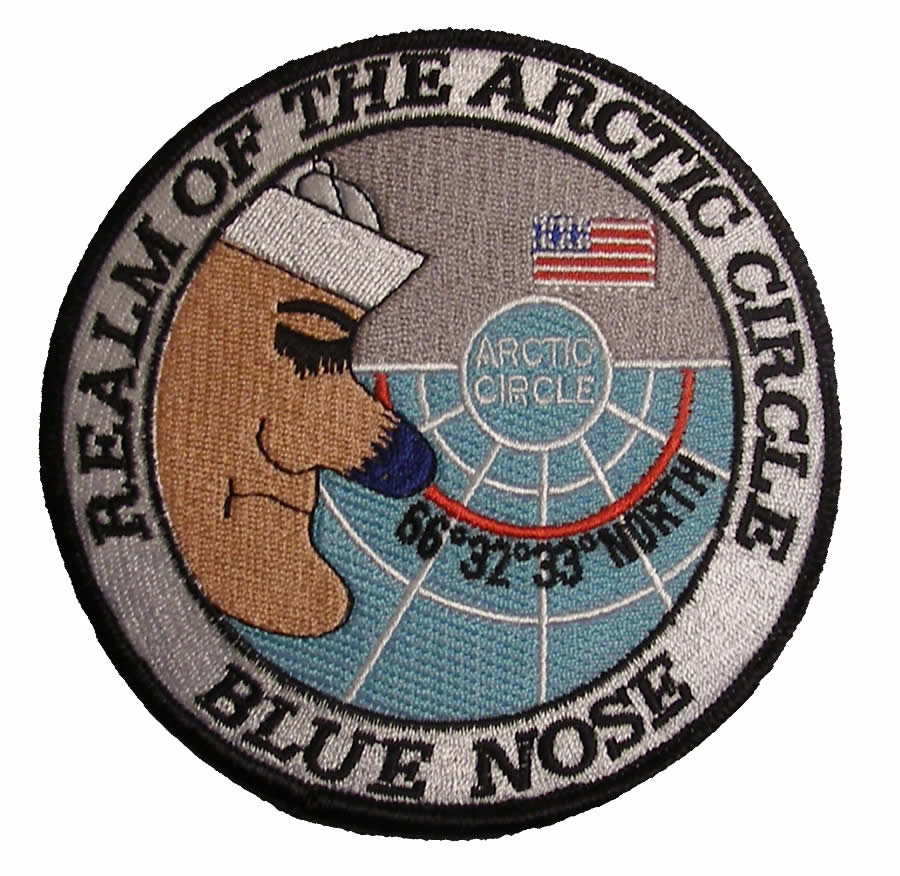 Realm of the Arctic Circle - US Navy Blue Nose Patch - Large | HATNPATCH