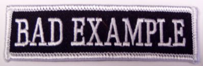 Bad Example Patch | HATNPATCH