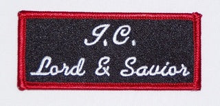 J. C. Lord and Savior Patch | HATNPATCH