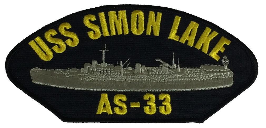 USS SIMON LAKE AS-33 PATCH | HATNPATCH