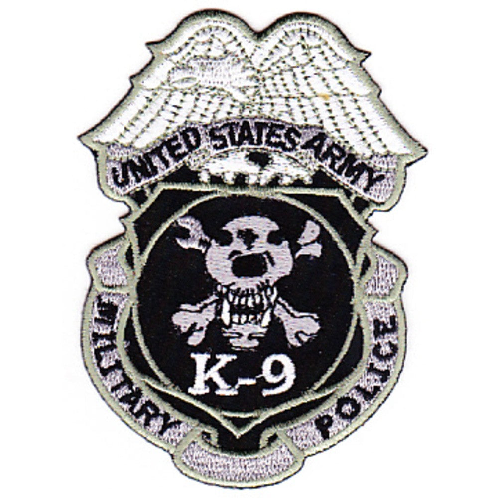 US Army Military Police K-9 Badge Patch | HATNPATCH