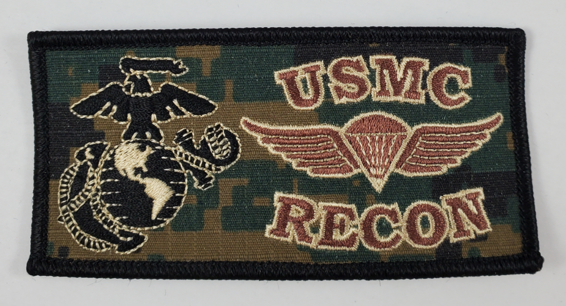 USMC Recon w/ Wings Desert Patch | HATNPATCH