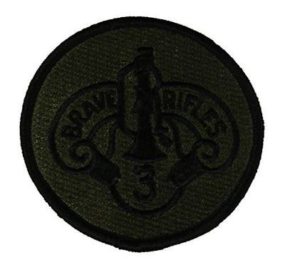 US ARMY THIRD 3RD ACR ARMORED CAVALRY REGIMENT PATCH BRAVE RIFLES OD ...