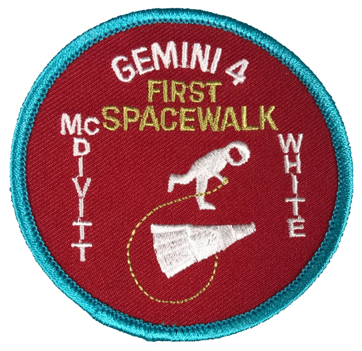 GEMINI 4 FIRST SPACE WALK NASA PATCH - Color - Veteran Owned Business ...