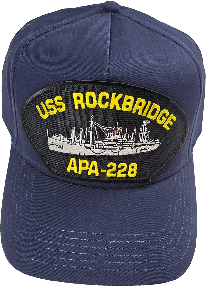 USS Rockbridge APA-228 Ship HAT. Navy Blue. Veteran Family-Owned ...