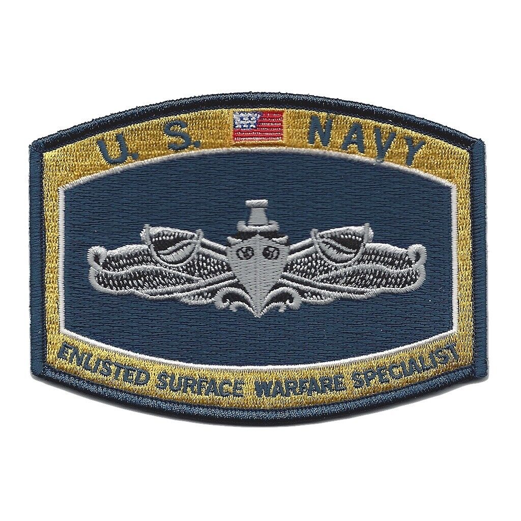 USN ENLISTED SURFACE WARFARE SPECIALIST PATCH– HATNPATCH