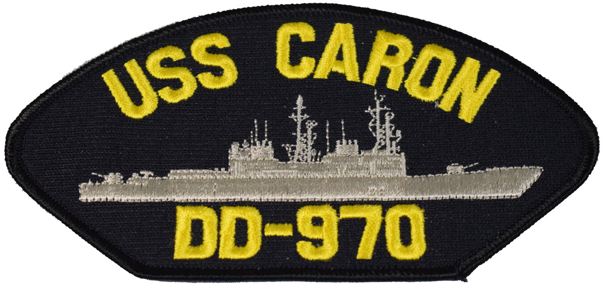 USS CARON DD-970 SHIP PATCH - GREAT COLOR - Veteran Owned Business ...