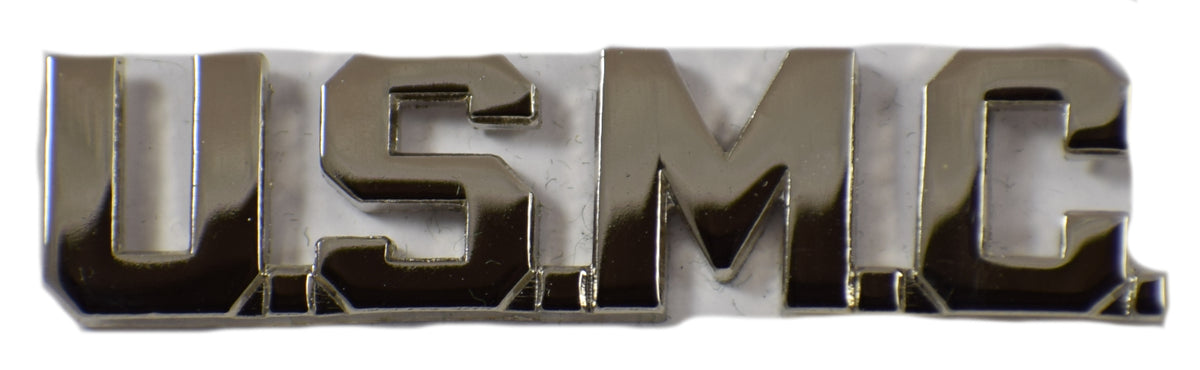 United States Marine Corps (USMC) Script Lapel Pin - BRIGHT NICKEL ...
