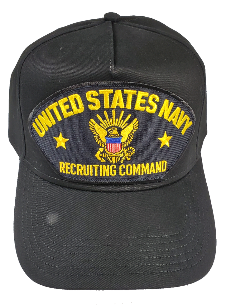 United States Navy Recruiting Command HAT - Black - Veteran Owned ...