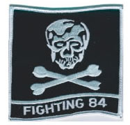 VF-84 The FIGHTING 84 Jolly Rogers PATCH | HATNPATCH